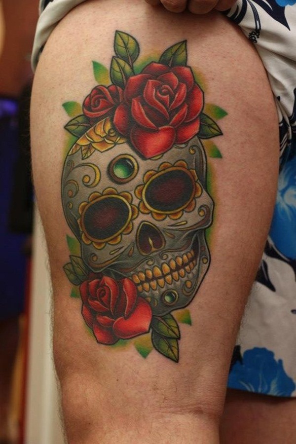 Sugar skull tattoo meaning 44 TatuaggiStyle Sugar skull tattoo meaning 44 TatuaggiStyle
